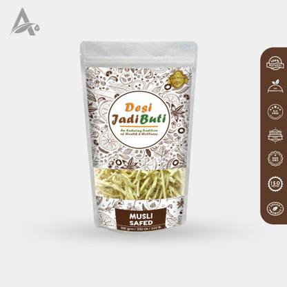 Desi Jadi Buti Musli Safed – White Musli – Shwet Muslie – Chlorophytum ...