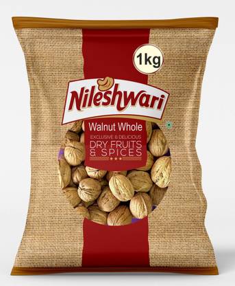 nileshwari agro Walnut Whole (1 kg) Walnuts Price in India - Buy ...