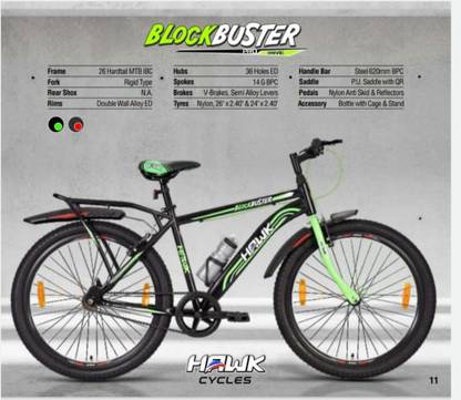 HAWK BLOCKBUSTER 26T 26 T Mountain Cycle Price in India - Buy HAWK ...