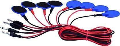 Relief Medical Systems TENS 4 CHANNEL LEADS & PADS ( 4 leads, 8 pads ...