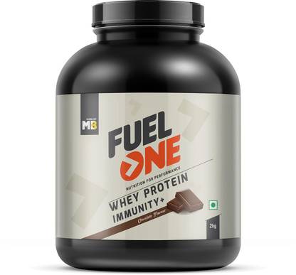 MUSCLEBLAZE Fuel One Whey Protein, 24 g Protein, 5.29 g BCAA & 4.2 g ...