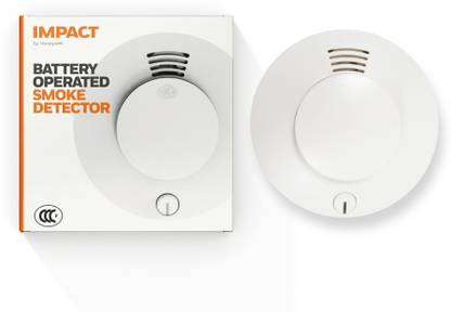 Impact by Honeywell Battery Operated Standalone Smoke Detector, White ...
