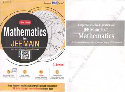 Cengage Mathematics For Jee Main (3rd Edition) [set Of Two Books] By G ...