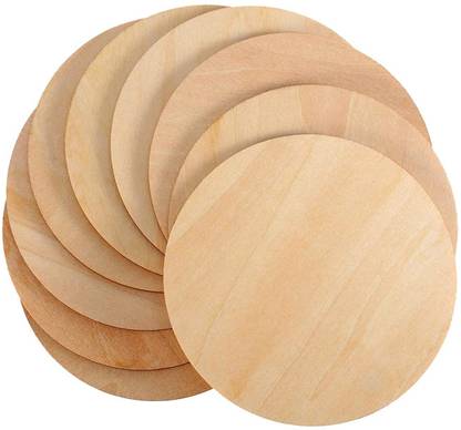 DM Eco MDF Pine Wood Round Circle 2.5 mm Thick Board for Art and Craft ...