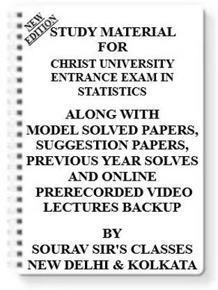 Study Material On Christ University Entrance Exam In Statistics (Pack ...