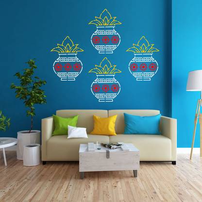 ARandNJ Painting Wall Stencils Pack of 2, (Size:- 13 X 13 Inch ...