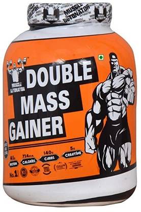 Muscle Detonator Double Mass Gainer & Double Weight Gainer ( 6lbs, 2 ...