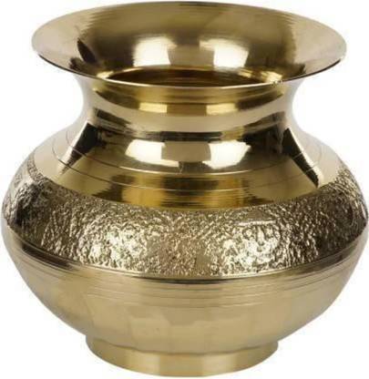 Flipkart.com | SBBCO Brass Lota Kalash/ Pooja Lota(Pitcher) Brass Kalash