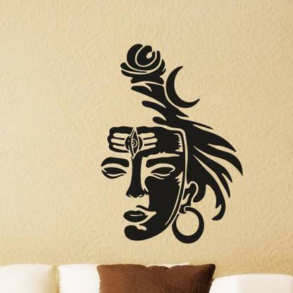 Arise Décor God Of Shiv Shankar Wall Sticker Size - ( 40*56 ) cm Large ...