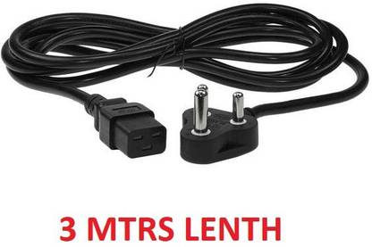 99Gems 3 Pin PC Power Cable for Desktop Monitor | SMPS | Printer ...