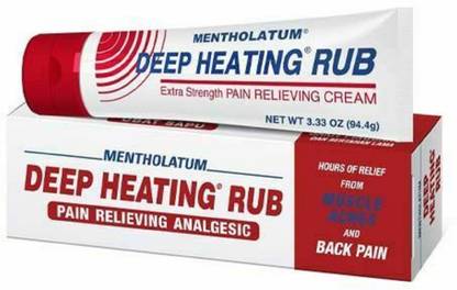 Mentholatum DEEP HEATING RUB PAIN RELIEVING CREAM 94.4G Cream - Buy ...
