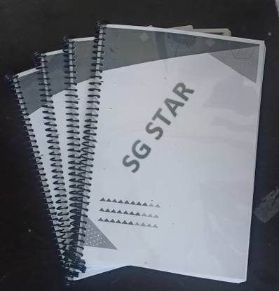 SG STAR 2021 A4 Note Book Unruled 1000 Pages Price in India - Buy SG ...