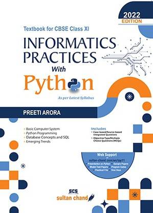 Informatics Practices With Python: A Textbook For CBSE Class XI (As Per 2022-23 Syllabus): Buy ...