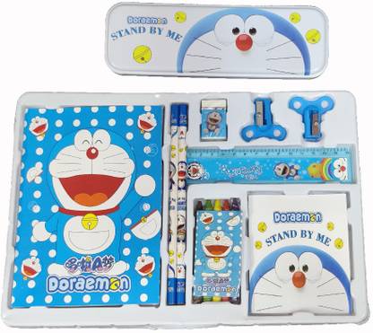 Flipkart.com | Shoppernation Fancy Doremon Design Kids Stationary Set ...