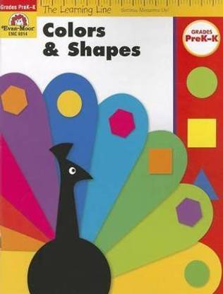 Learning Line: Colors and Shapes, Prek - Kindergarten Workbook: Buy ...