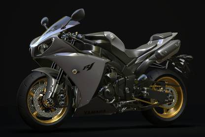 Yamaha YZF-R1 Matte Finish Poster Paper Print - Vehicles posters in ...