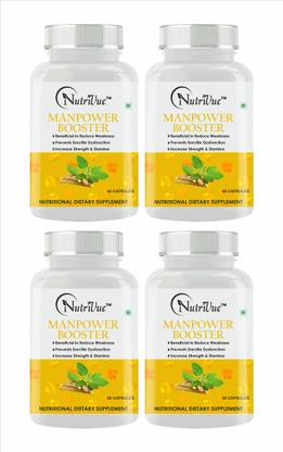 Nutrivue Manpower Vitamin For Men to Boost Stamina,Power & Muscle Pack ...