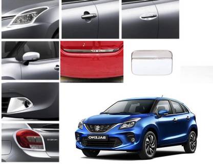 SNTP Exterior Chrome Accessories Combo Kit for Baleno Type 2(2019-2021 ...