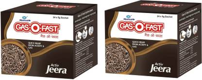 GasoFast -ACTIVE JEERA-48*5G SACHET ACTIVE JEERA Powder (240 g) JEERA ...