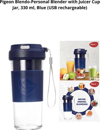 Pigeon Blendo-Personal Blender with Juicer Cup Jar, 330 ml (USB ...
