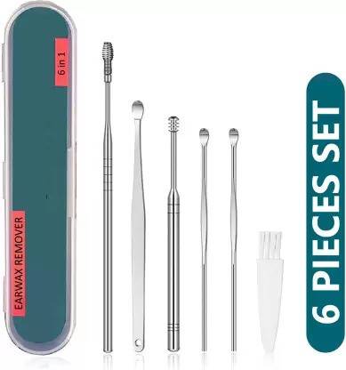 dufa Ear Curettage Earwax Removal Ear Wax Cleaner Swab Spiral Ear Pick ...
