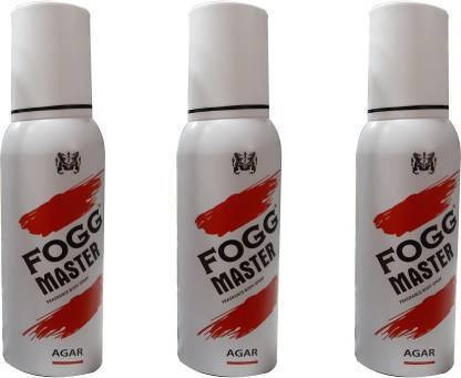 Buy FOGG Master Perfume - For Men (120 ml, Pack of 3) Perfume - 120 ml ...