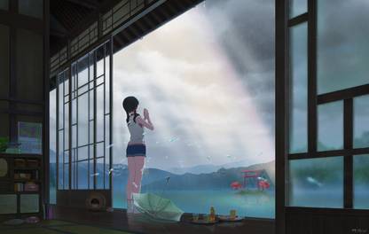 Weathering With You Amano Hina Tenki No Ko Anime Movie Hd Matte Finish ...