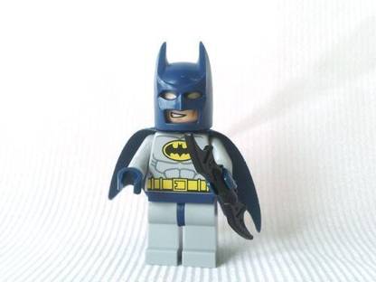 LEGO Batman (Blue & Grey) -Batman Minifigure with Batarang - Batman ...