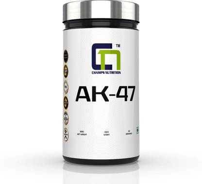 CHAMPS NUTRITION AK 47 PreWorkout 60 serving Pre Workout Price in India ...