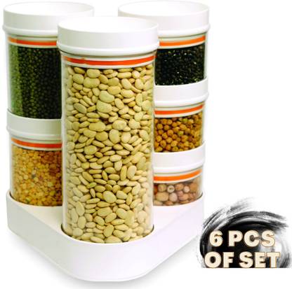 KedarKantha CRYSTAL FOOD CONTAINER COMBO WITH STAND Plastic Food ...