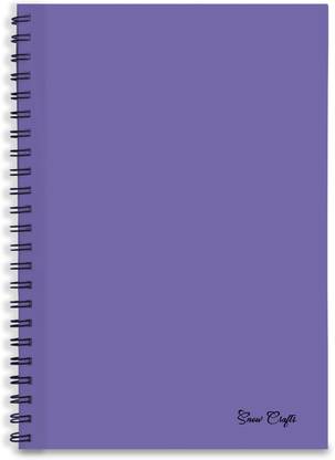 snow crafts Wiro Bound A4 Note Book Single ruled 100 Pages Price in ...