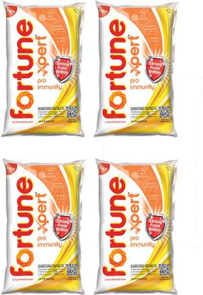 Fortune Xpert Pro Immunity Rice Bran Oil Pouch Price in India - Buy ...