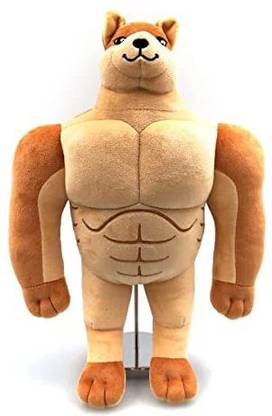 You Tooz Swole Doge Plushie, 12" Buff Doge Plush, Cute Plush Toys ...