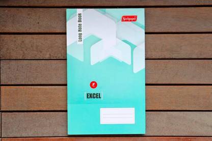 NEELGAGAN Excel Notebook,Register Size (19.0 cm x 30.5 cm) Hardbound P ...