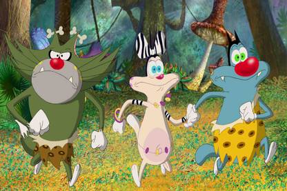 Kids Cartoon Poster|"Oggy And The Cockroaches" Cartoon Poster For Play ...