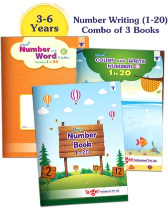 Number Books For Kids | Number Writing Books For Kids 1 To 20 | Learn ...