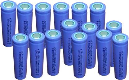 Hongli "Lithium Rechargeable 3.7 Volt 18650 1200 mAh 14 set " Battery ...