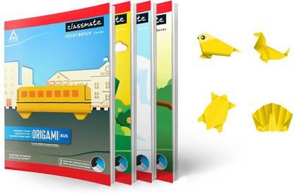 Classmate Origami Notebook - Unruled, 190 X 155mm Regular Note Book ...