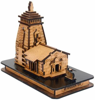 Wow WOODS Mini Kedarnath Solid Wood Home Temple Price in India - Buy ...
