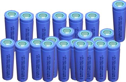 Hongli "Lithium Rechargeable 3.7 Volt 18650 1200 mAh 22 set " Battery ...