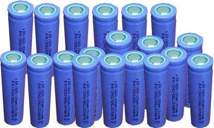 Hongli "Lithium Rechargeable 3.7 Volt 18650 1200 mAh 19 set " Battery ...