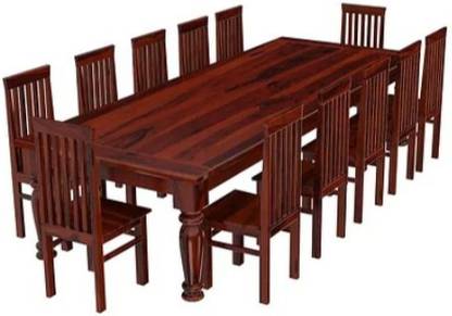 ssaac Solid Wood 12 Seater Dining Table Price in India - Buy ssaac ...