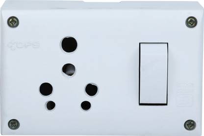 DPS DPS07 6&16A Switch Socket Combined with Box 16 A Six Pin Socket ...