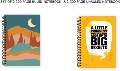 STT 2 300 page ruled - 2 300 page unruled A4 Notebook Ruled 200 Pages ...