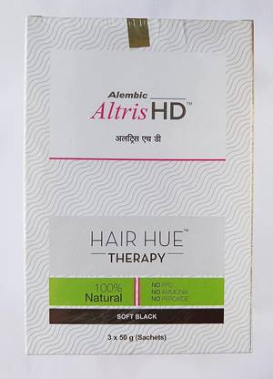 RUSHVILLE Altris HD Hair Hue Therapy (Soft Black) (150 gm) , SOFT BLACK ...