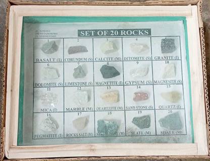 SEP SET OF 20 ROCKS[ IGNEOUS,METAMORPHIC SEDIMENTARY] SAMPLES SCIENCE ...
