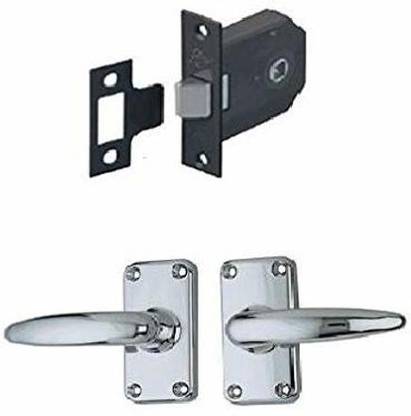 Godrej keyless latch with chrome plated handle set (bathroom latch ...