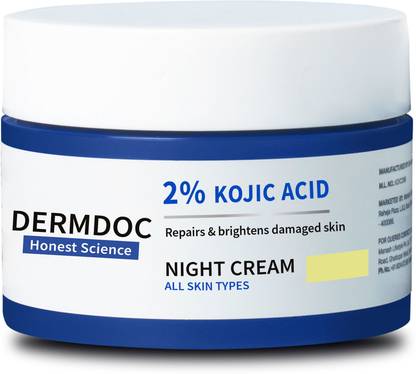 DermDoc Damage Recovery Night Cream with 2% Kojic Acid - Price in India ...