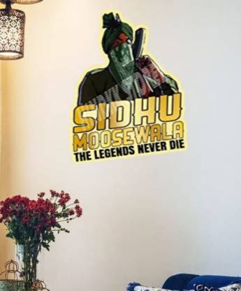 HindK Sidhu Moosewala sticker Pack of 5 (2 Sizes) Waterproof Sidhu ...