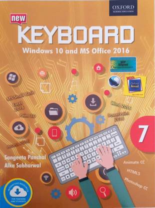 Oxford New Keyboard Window 10 Office 2016 Class-7: Buy Oxford New ...